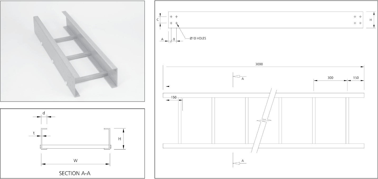 Fiberglass Reinforced Plastic (FRP) Cable Tray - Cable Management ...
